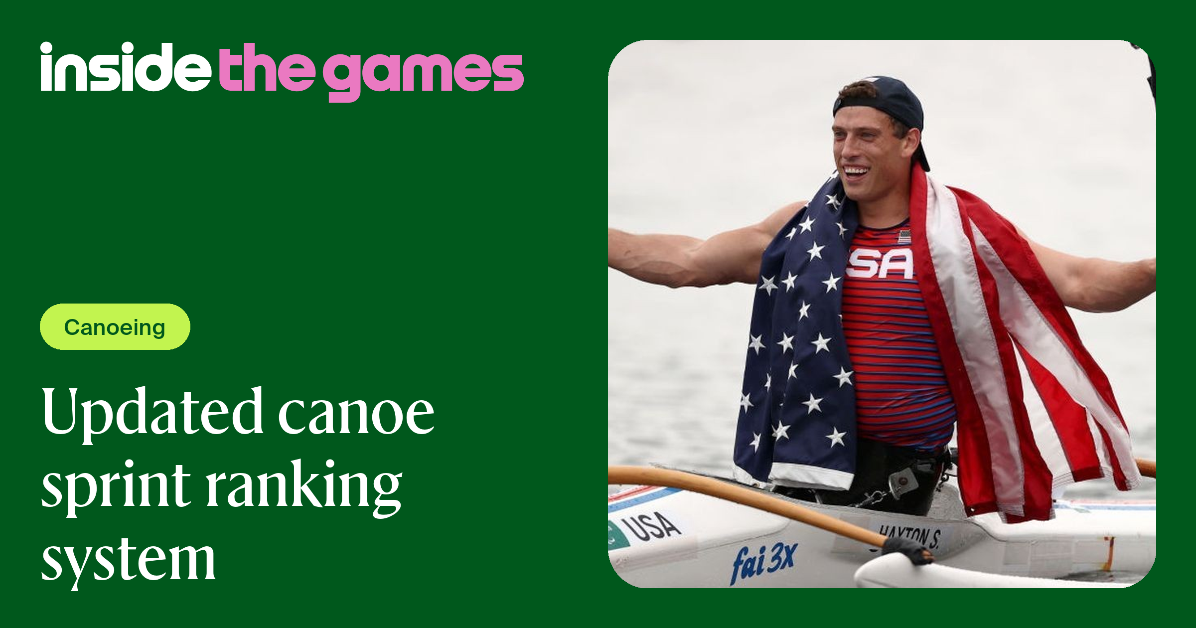 Inside The Games • Updated canoe sprint ranking system