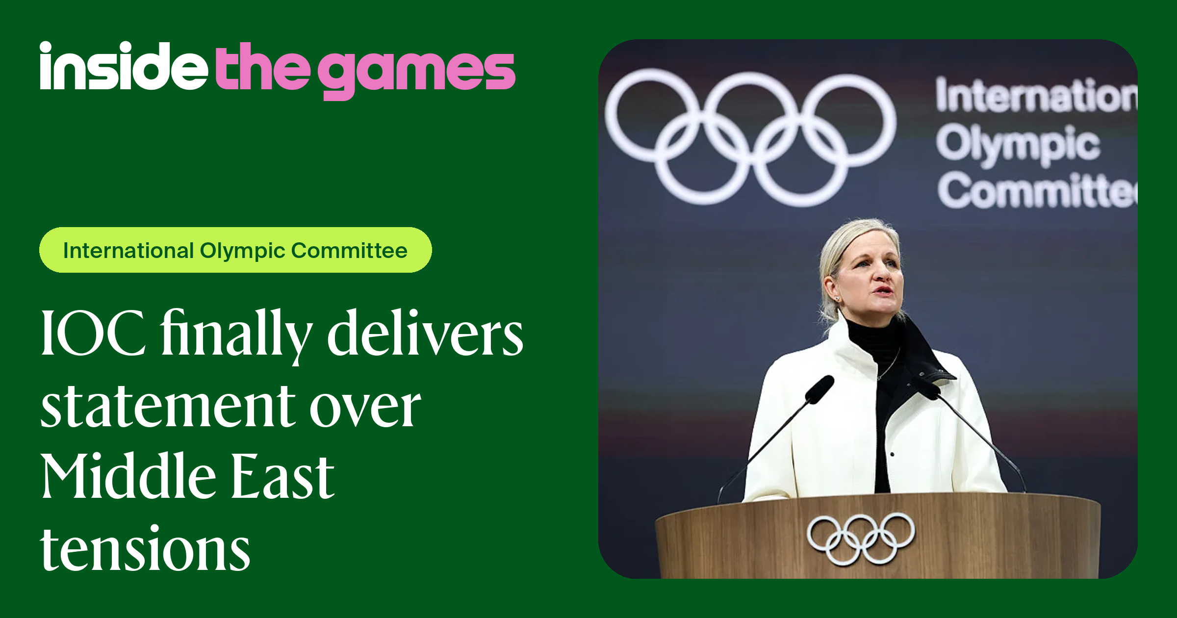 Inside The Games IOC Finally Delivers Statement Over Middle East Tensions inside-the-games-ioc-finally-delivers-statement-over-middle-east-tensions