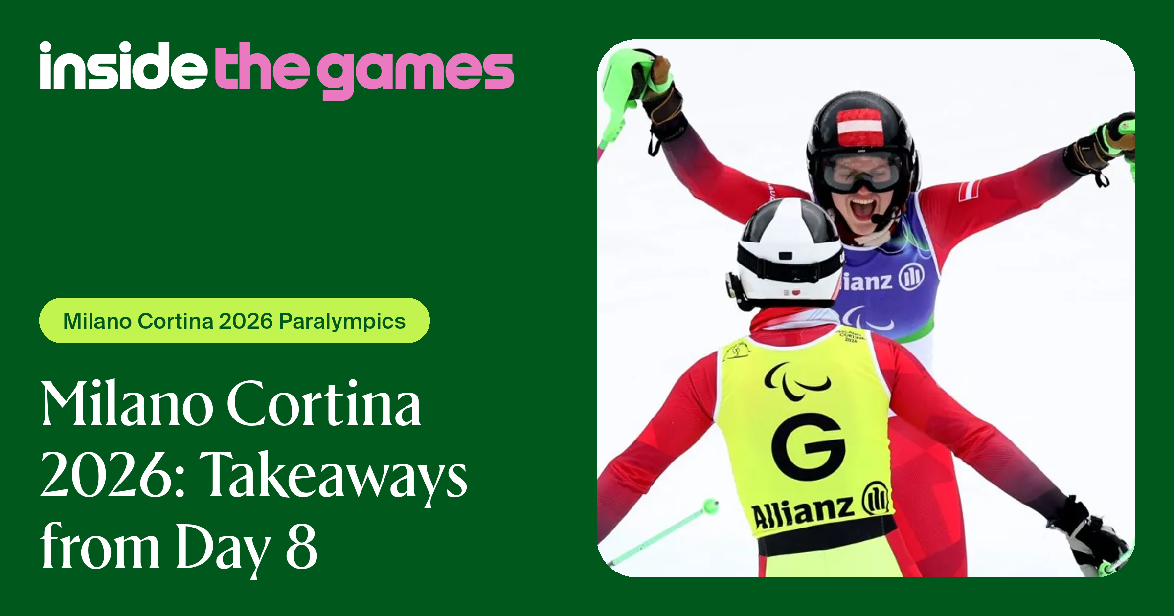 Inside The Games • Milano Cortina 2026: Takeaways from Day 8