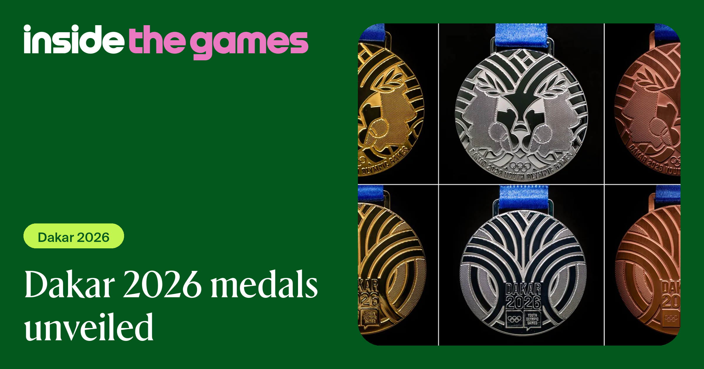 Inside The Games • Dakar 2026 medals unveiled